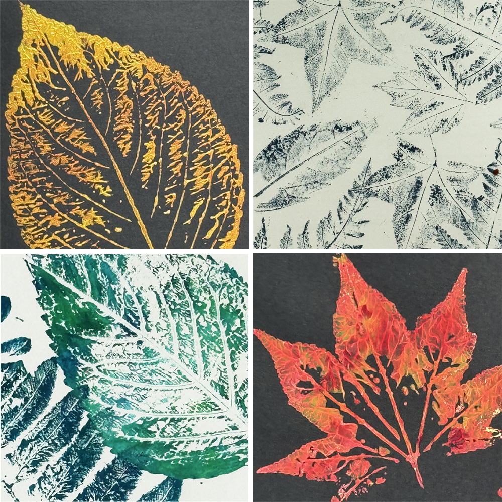 Learn to Create Gorgeous Leaf Monoprints - No Gel Plate Required ...